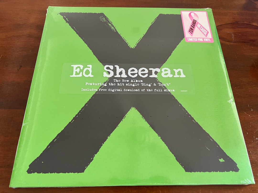 (RARE) Ed Sheeran - X (2LP Limited Edition Pink Vinyl), Hobbies & Toys ...