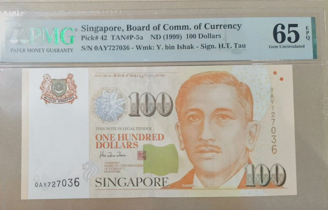 Rare!! HTT Signature Paper $100 Note - (65EPQ), Hobbies & Toys, Memorabilia & Collectibles ...