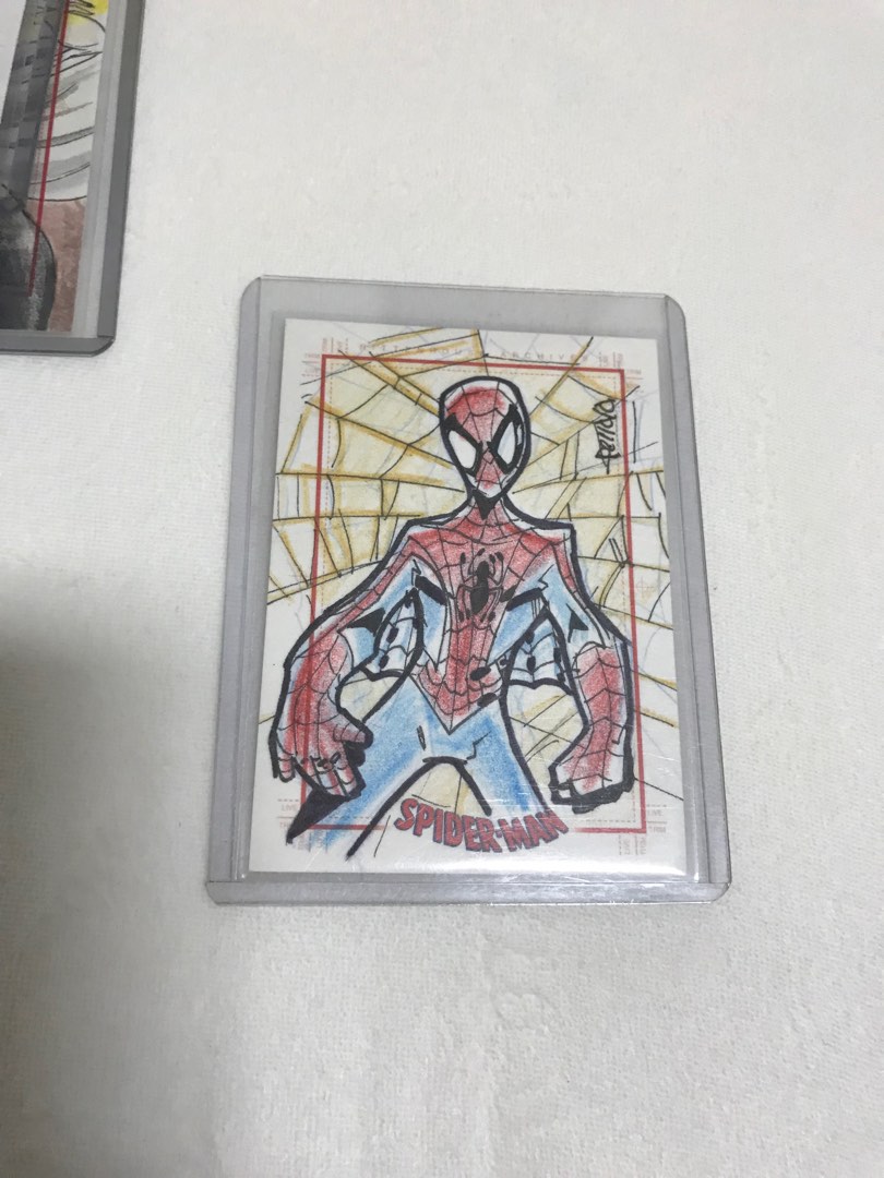 Rare Marvel Sketch Card Spider-man, Hobbies & Toys, Memorabilia ...