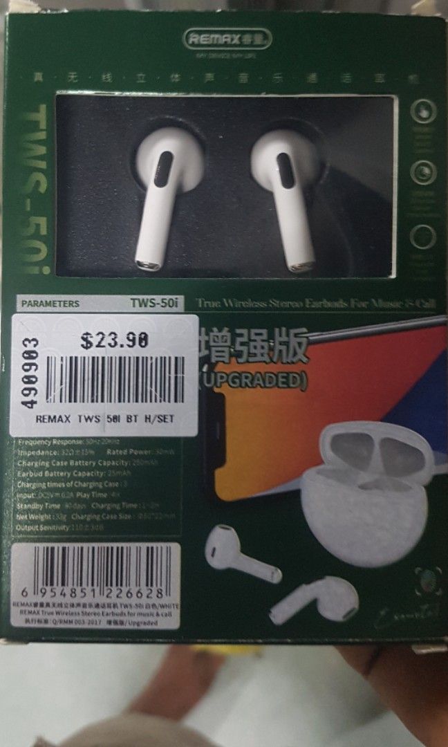 REMAX TWS-50I TRUE WIRELESS STEREO, EARBUDS TWS, Audio, Earphones on ...