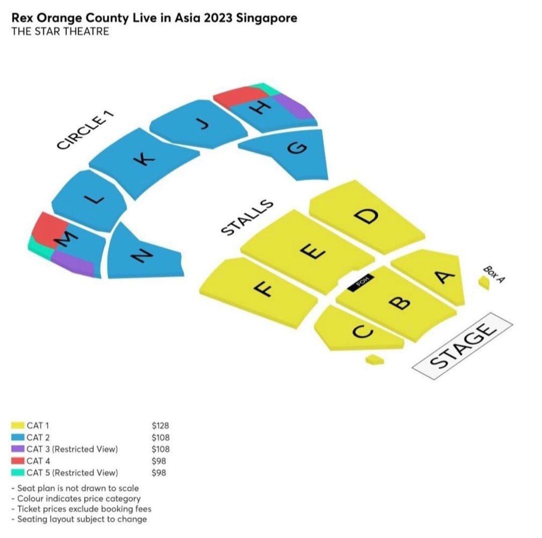 Rex orange county ticket, 17 october 2023, Tickets & Vouchers, Event ...