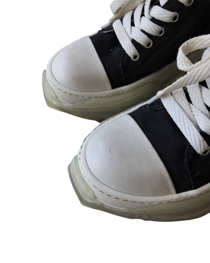 Rick owens DRKSHDW abstract transparent outsole low sneaker on Carousell