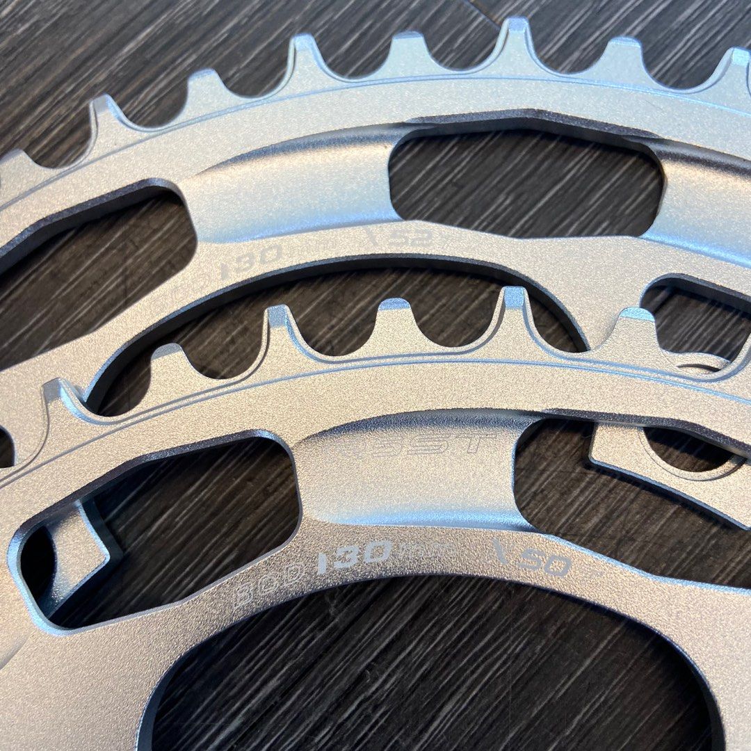Ridea Lami-Flow Silver Chainrings, Sports Equipment, Bicycles & Parts ...