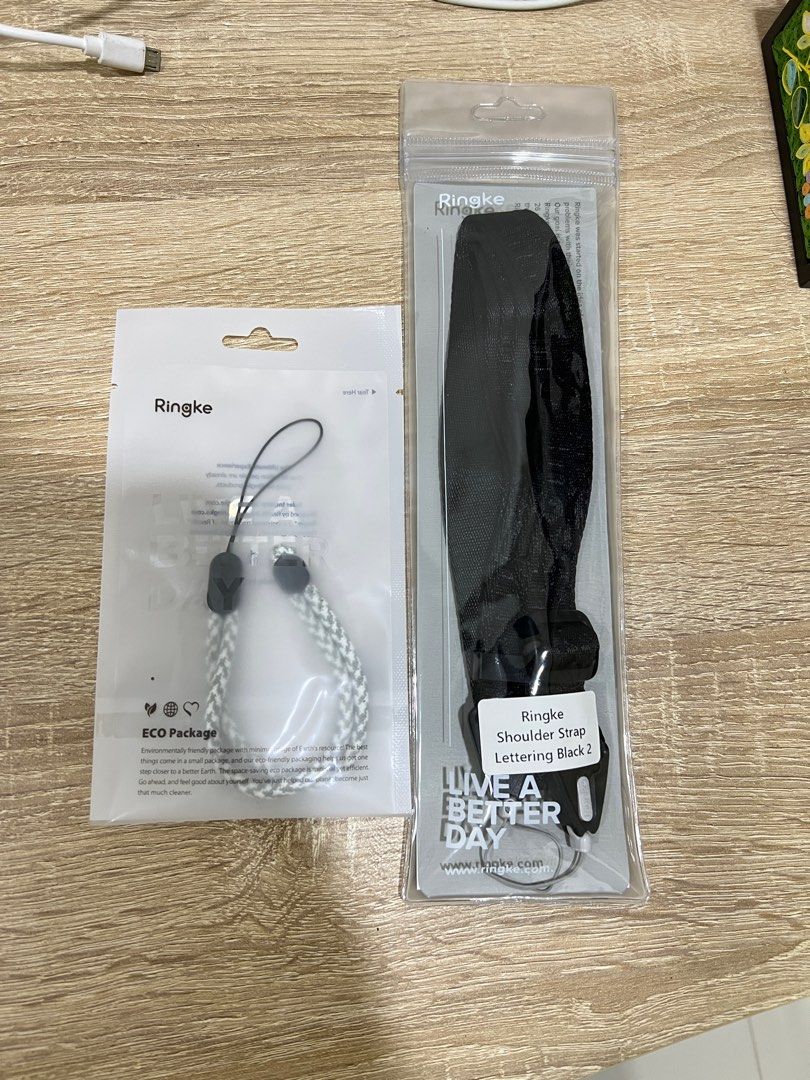 Ringke lanyard black strap, Mobile Phones & Gadgets, Mobile & Gadget ...
