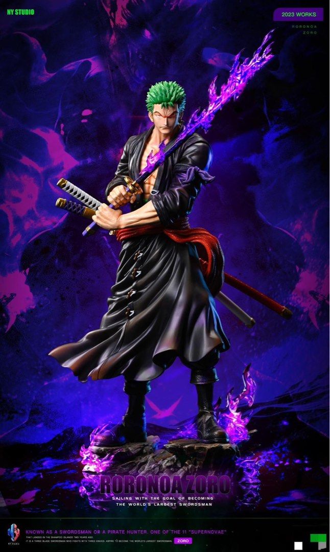 Roronoa Zoro GK Figures NY Studio One Piece, Hobbies & Toys, Toys ...