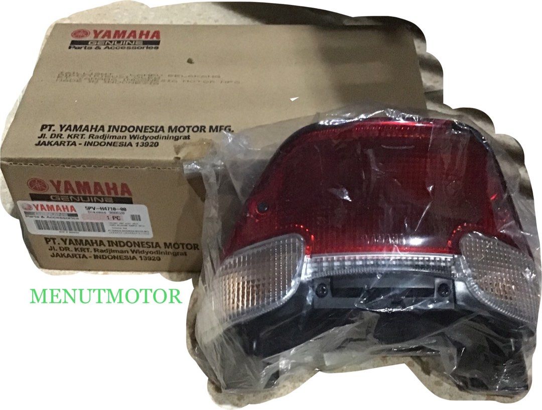 RXZ 5PV catalyzer tail light/lamp, Motorcycles, Motorcycle Accessories ...