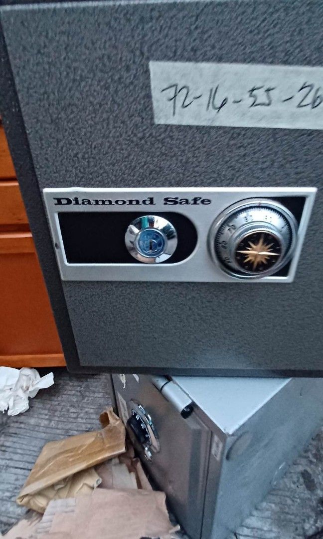 Safety Vault with Key and Number Combinations with PVC Drawer on Carousell