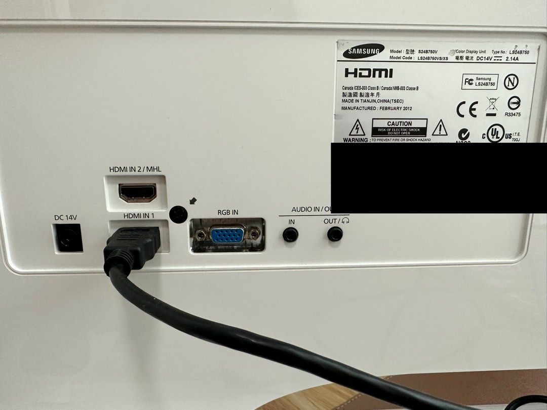 Samsung 24" S24B750V Series 7 Full HD LED Monitor, Computers & Tech ...