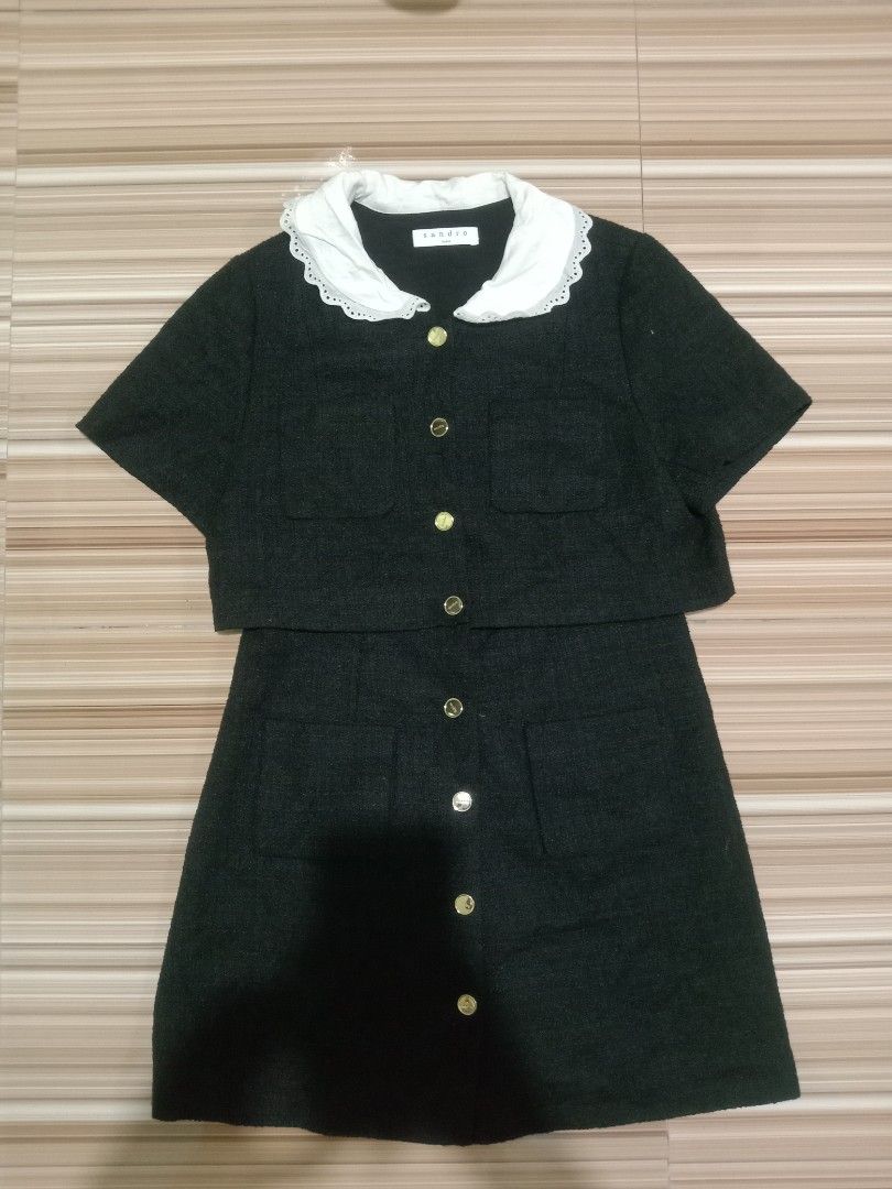 Sandro Paris dress, Luxury, Apparel on Carousell
