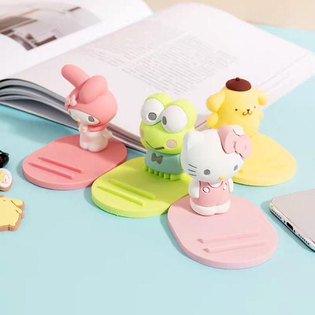 Sanrio Characters Handphone Stand Holder Kuromi Cinnamoroll Hello Kitty ...