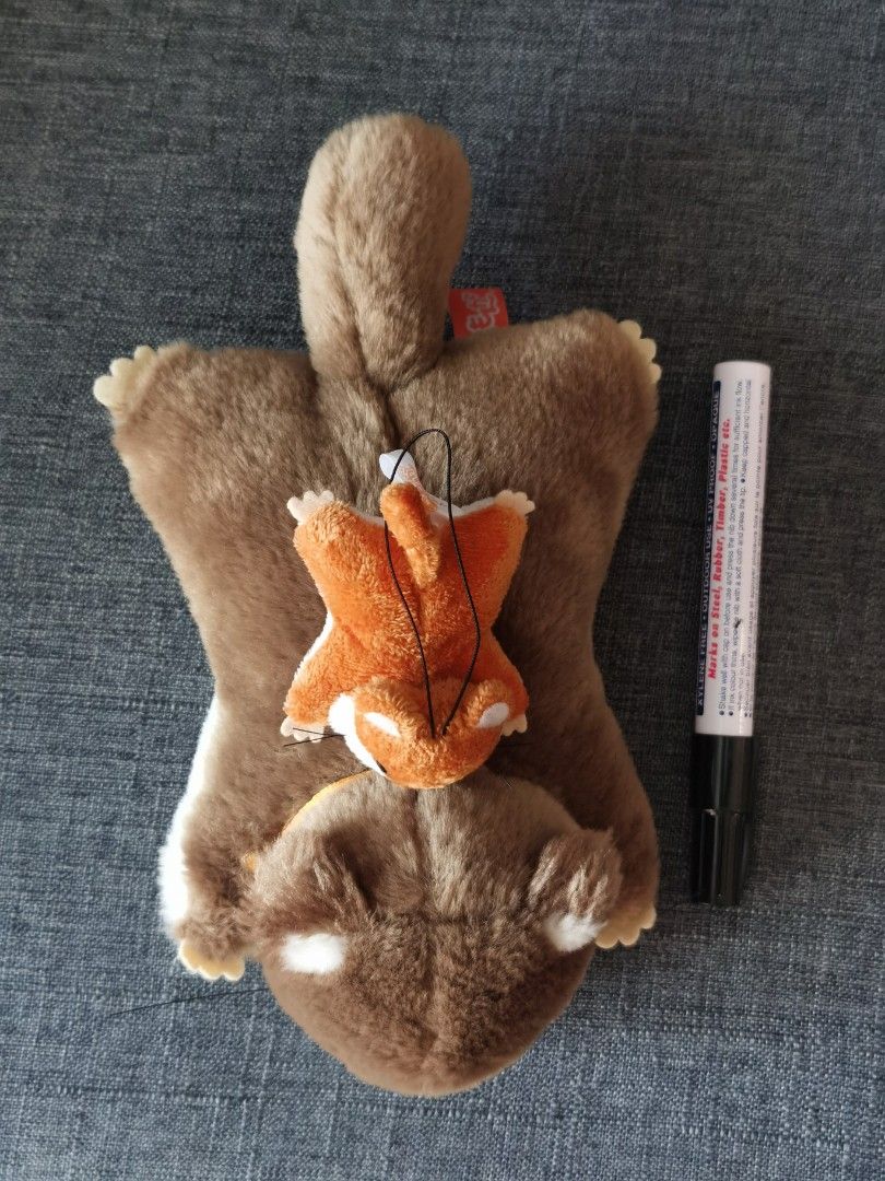 Scratch Flying Squirrel Plush Combo Cute Keychain, Hobbies & Toys, Toys ...