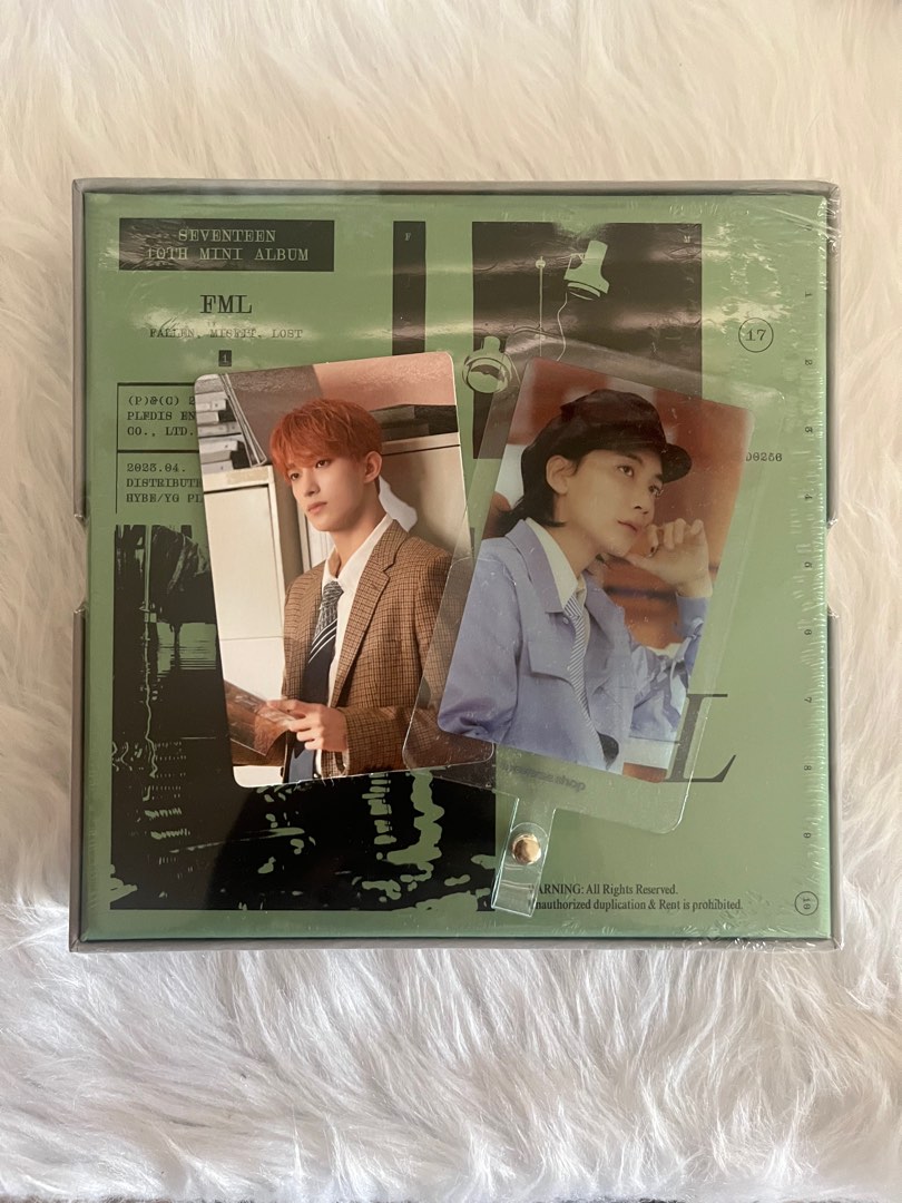 Sealed FML Seventeen SVT album with weverse POBs on Carousell