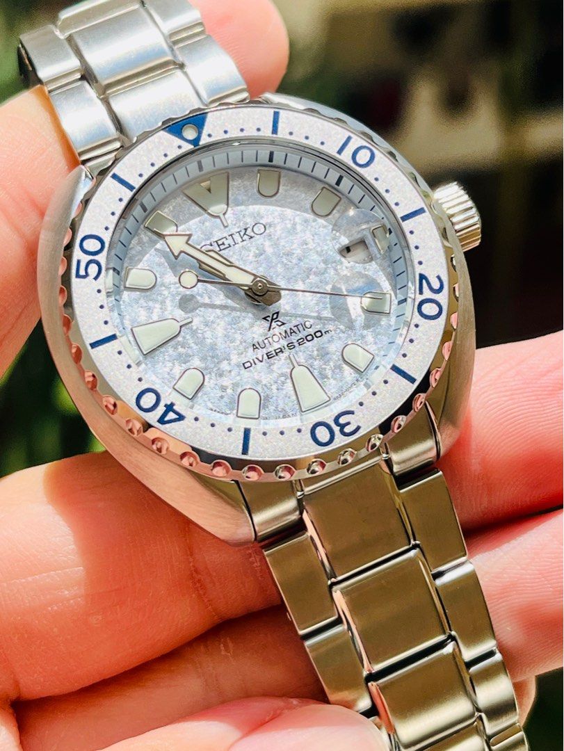 Seiko Prospex Mini Turtle 200m Automatic “Ice Frost” SBDY109, Luxury ...