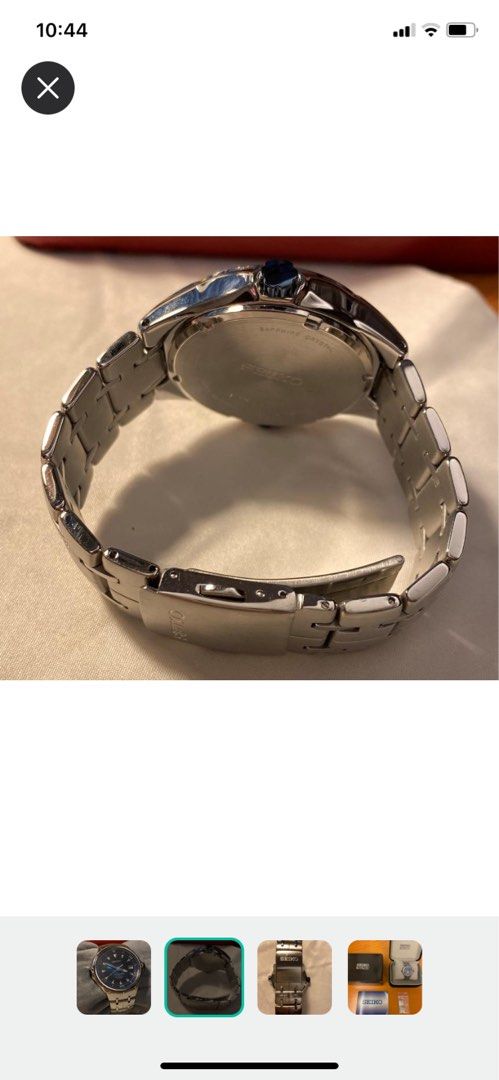 Seiko The Great Blue kinetic 動能表 精工 機械錶可參考, 他的時尚, 手錶及配件, 手錶在旋轉拍賣