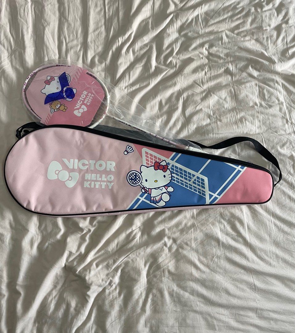 Selling Victor Hello Kitty Racket DriveX KT I, Sports Equipment, Sports ...