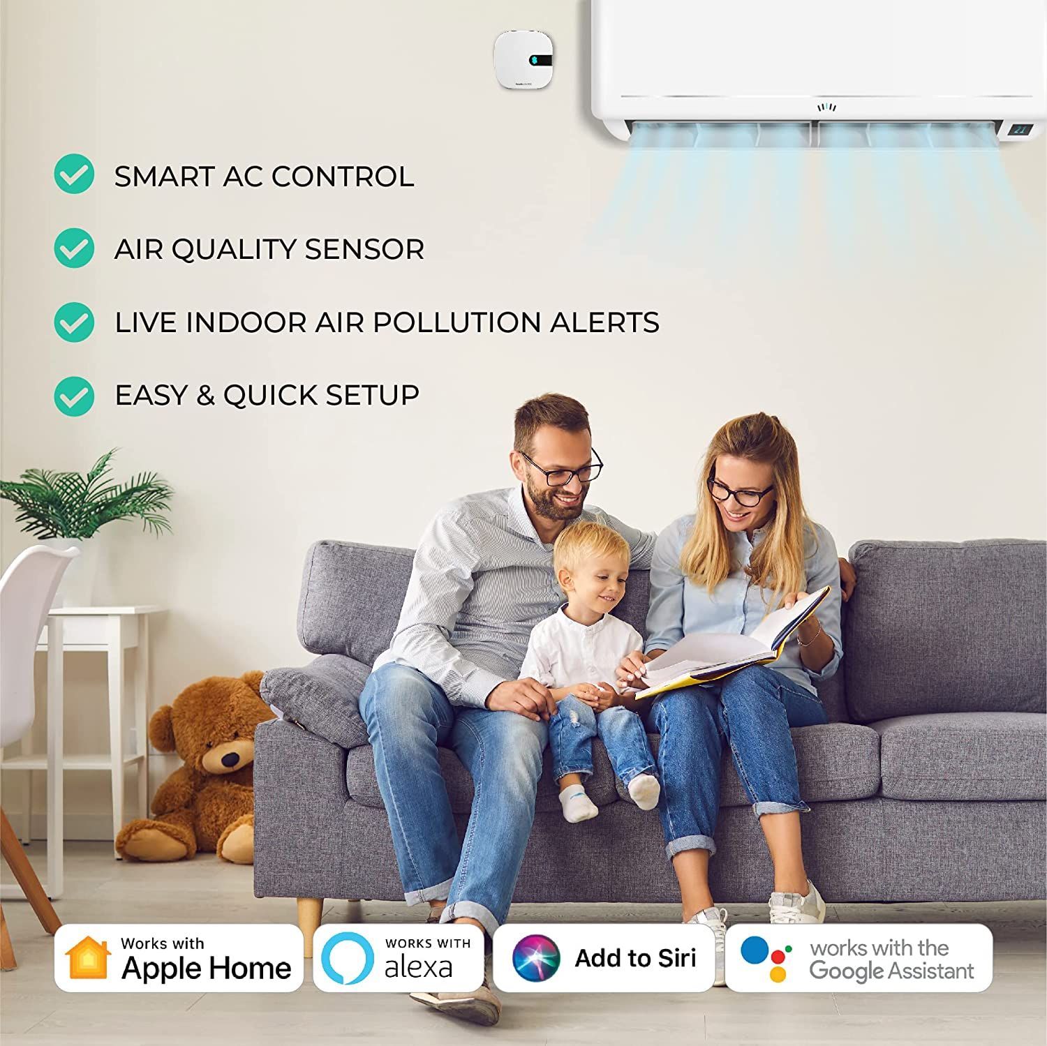 Sensibo Air PRO - Air Conditioner Smart Controller & Air Quality Sensor ...