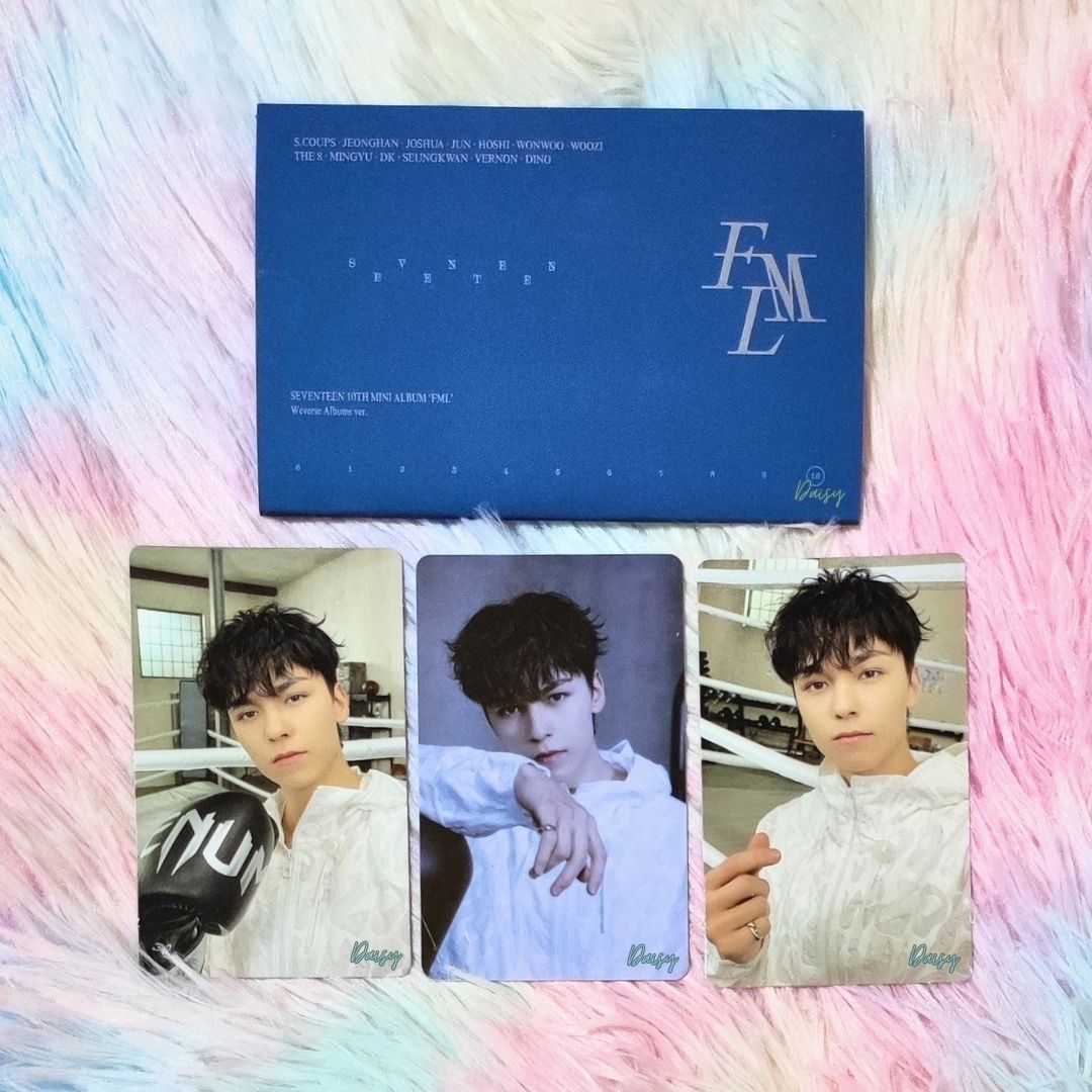 SEVENTEEN 10th Mini Album 'FML' (Weverse Albums ver.) - Vernon Set ...