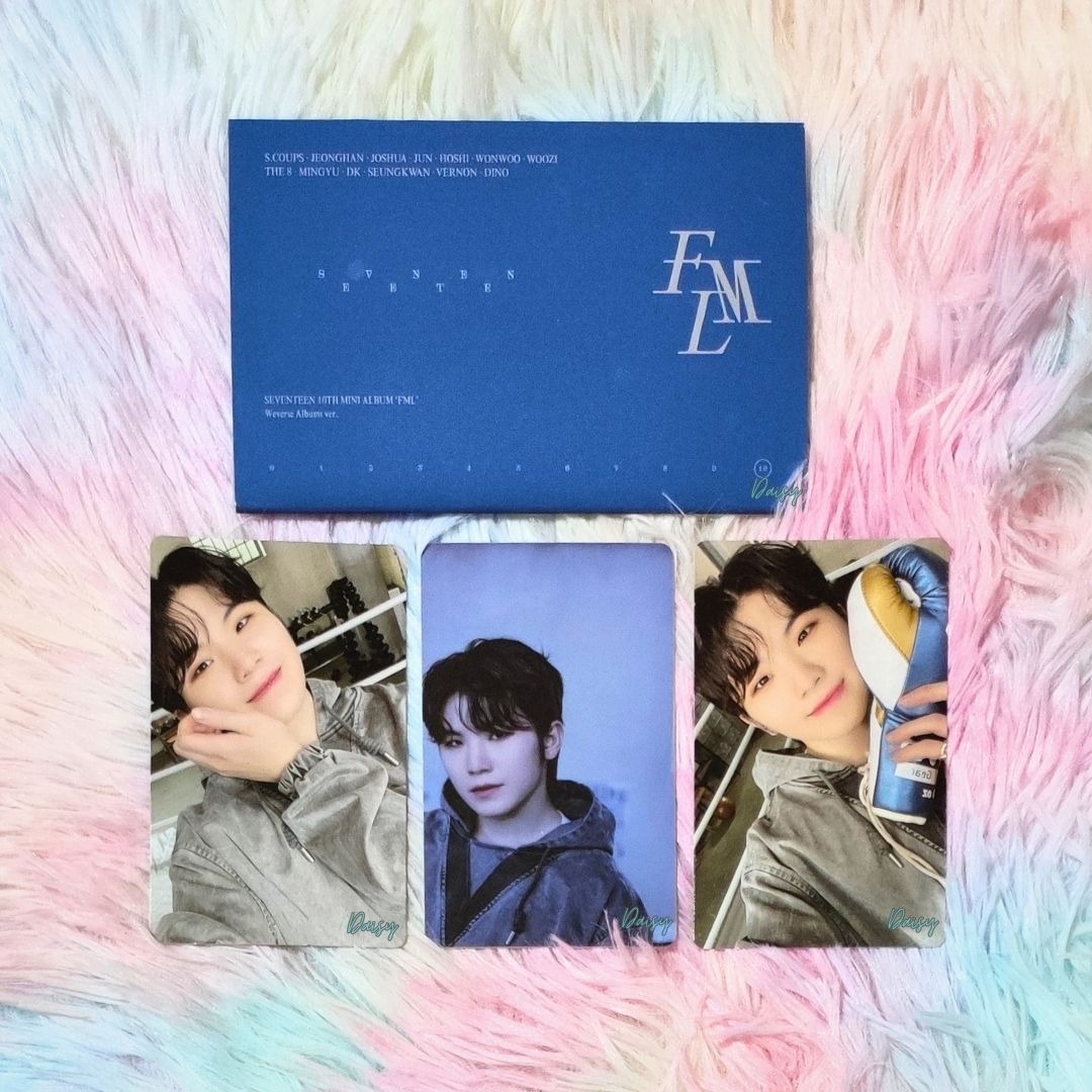 SEVENTEEN 10th Mini Album 'FML' (Weverse Albums ver.) - Woozi Set, Hobbies & Toys, Memorabilia ...