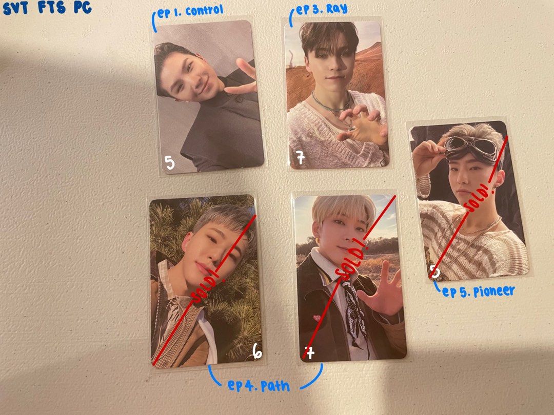 SEVENTEEN SVT FACE THE SUN PHOTOCARDS, Hobbies & Toys, Memorabilia ...