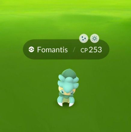 SHINY FOMANTIS Pokemon Go, Video Gaming, Video Games, Others on Carousell