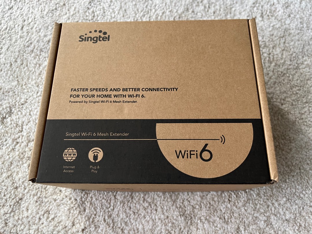 Singtel WI-FI 6 Mesh Extender, Computers & Tech, Parts & Accessories ...