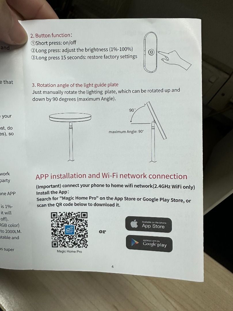Smart Standing Lamp (Can use app or remote control), Furniture & Home ...