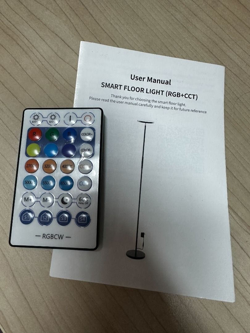 Smart Standing Lamp (Can use app or remote control), Furniture & Home ...