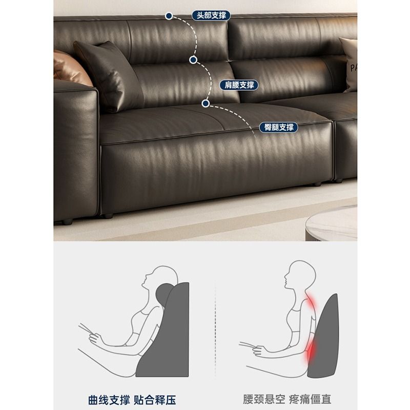 SOFA Quality Sponge+Spring Sofa Italian Style Minimalist Sofa ...