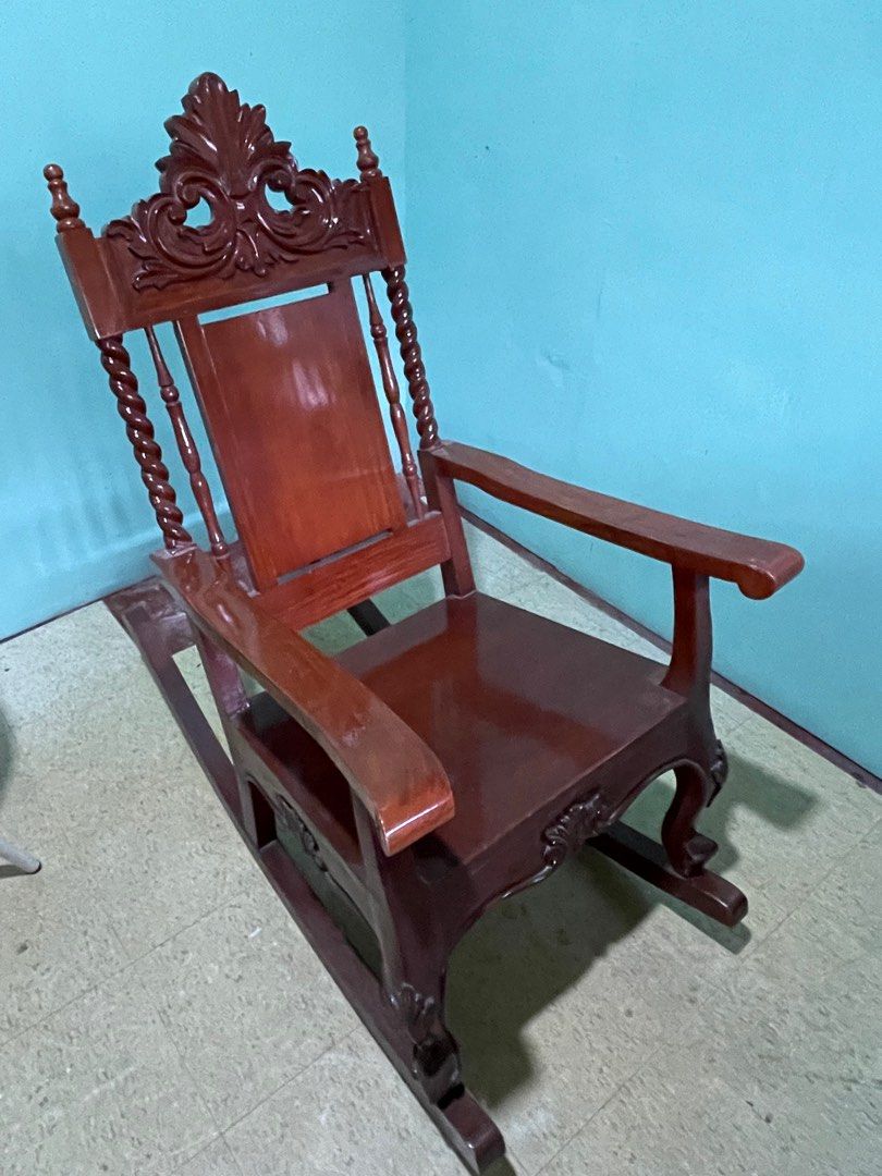 SOLID PURE NARRA Rocking Chair on Carousell