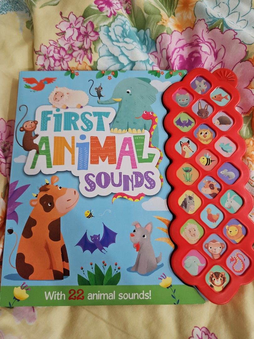 Sound book buku suara first animal buku anak, Buku & Alat Tulis, Buku ...