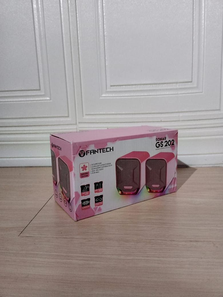 Speaker Fantech Sonar GS 202 Pink, Elektronik, Bagian Komputer & Aksesoris di Carousell