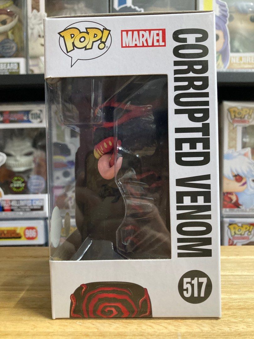 Special Edition Marvel Corrupted Venom Glows-in-the-Dark Funko Pop ...