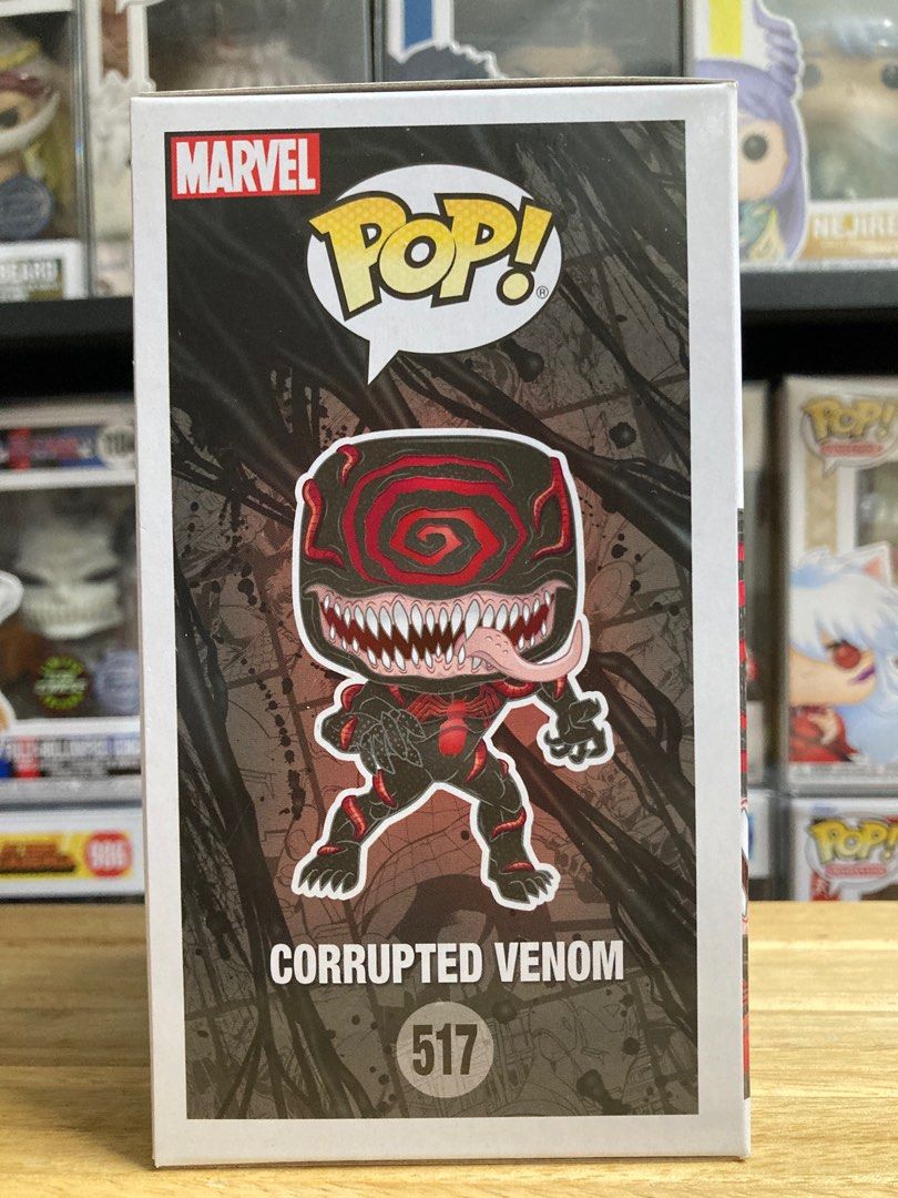 Special Edition Marvel Corrupted Venom Glows-in-the-Dark Funko Pop ...