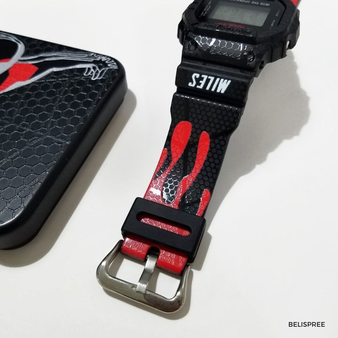 Spiderman Custom Designed Watch G Shock DW-5600 Spider Verse Design ...