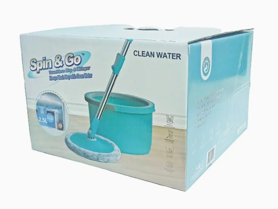 Spin N Go Mop Set, TV & Home Appliances, Vacuum Cleaner & Housekeeping ...