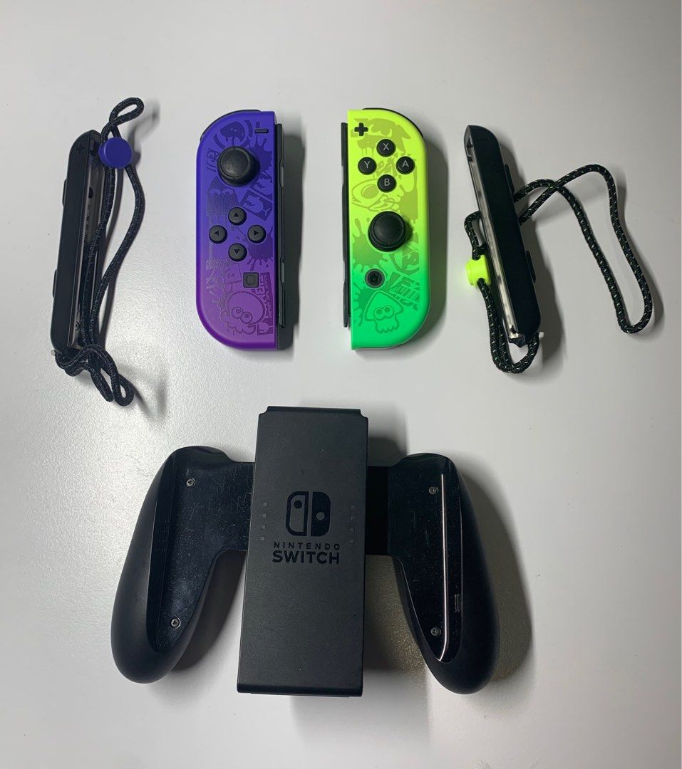 Splatoon 3 Edition Joycons, Video Gaming, Video Game Consoles, Nintendo ...
