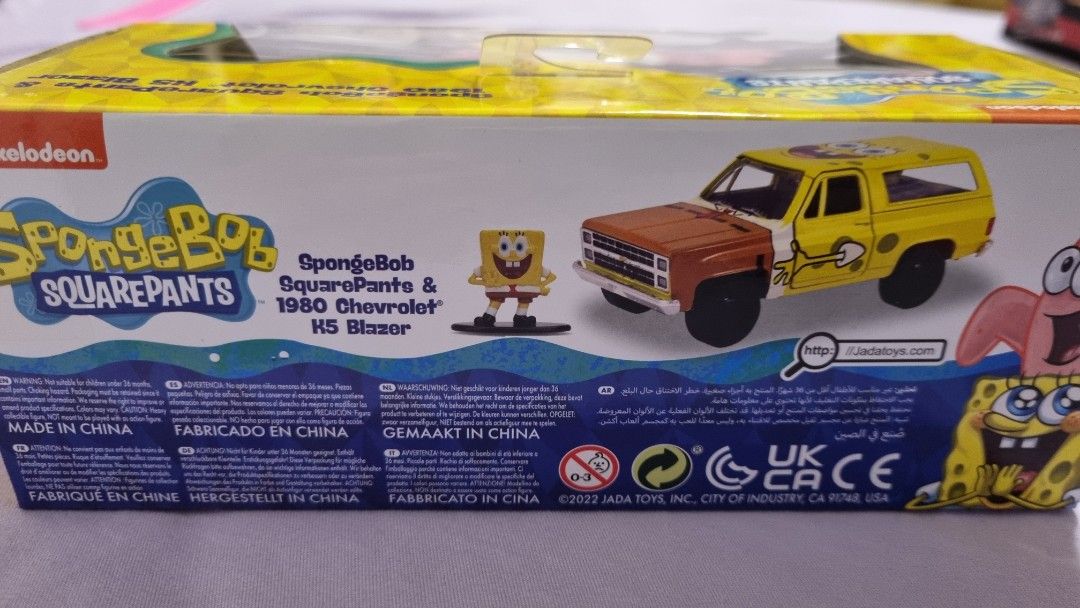 Spongebob Squarepants ( die-cast) metal, Hobbies & Toys, Toys & Games ...