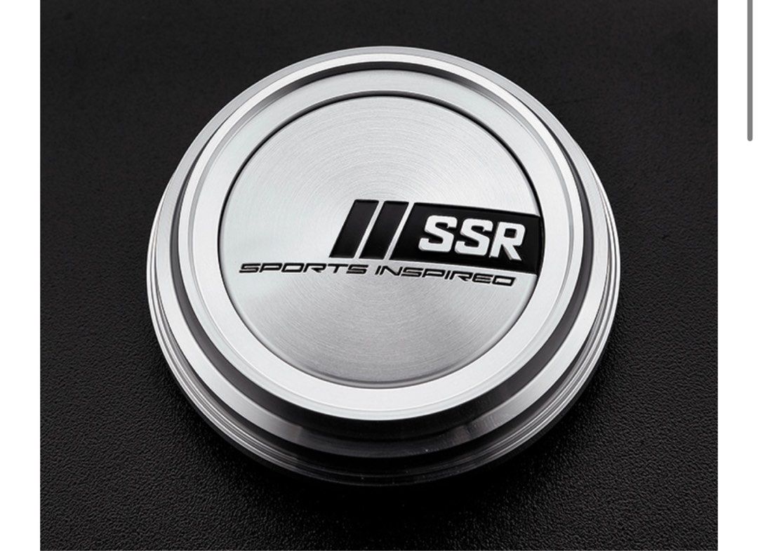 SSR center aluminium cap - low, Car Accessories, Accessories on Carousell