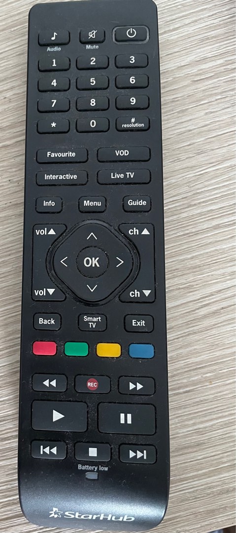 Starhub Remote Control CA276, TV & Home Appliances, TV & Entertainment ...