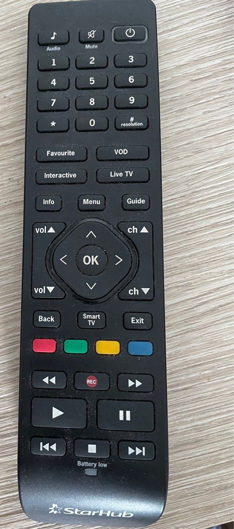 Starhub Remote Control CA276, TV & Home Appliances, TV & Entertainment ...