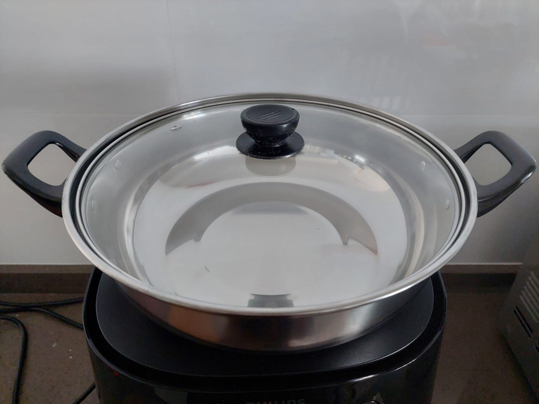 Steamboat pot for induction cooker, Furniture & Home Living ...