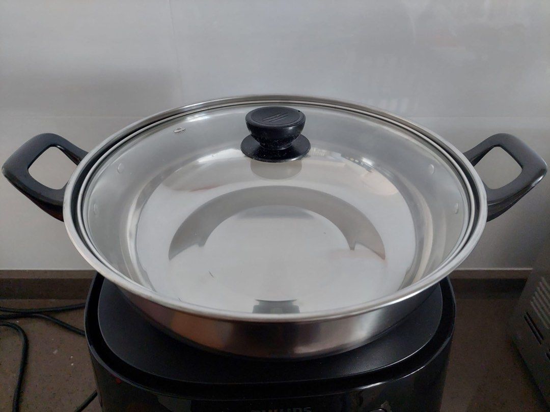 Steamboat pot for induction cooker, Furniture & Home Living ...