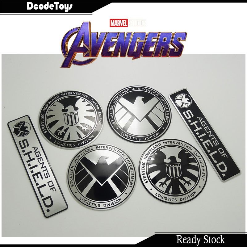 Sticker Aluminum 3D Emblem Avengers Marvel Logo Car Auto Motor movie ...