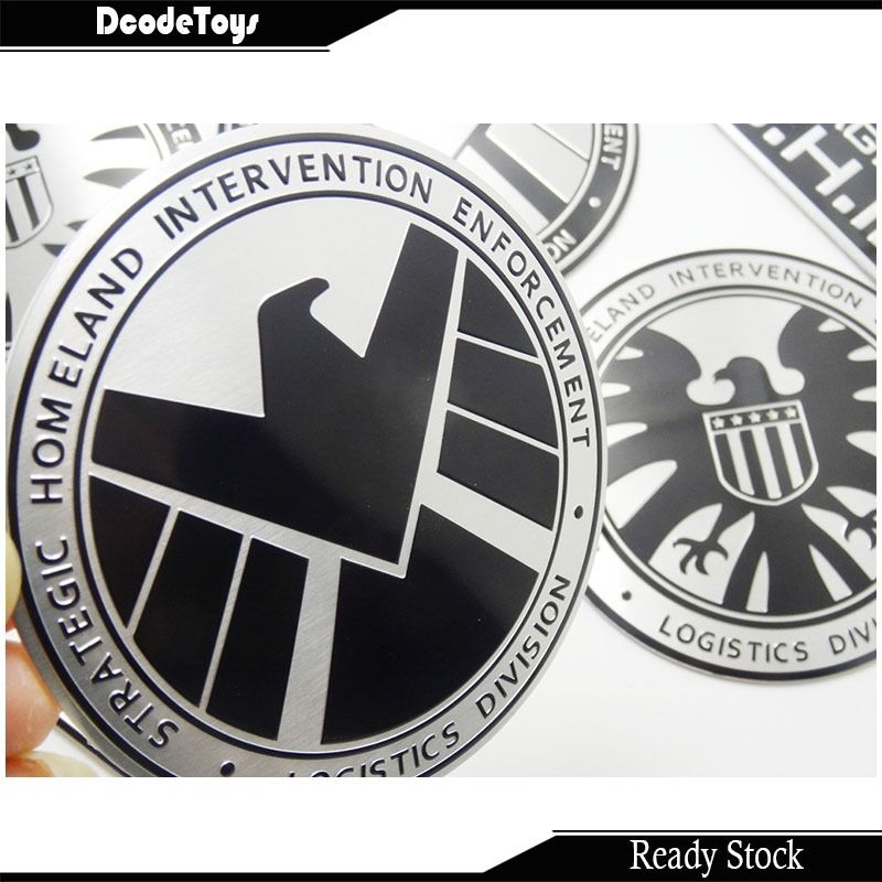 Sticker Aluminum 3D Emblem Avengers Marvel Logo Car Auto Motor movie ...