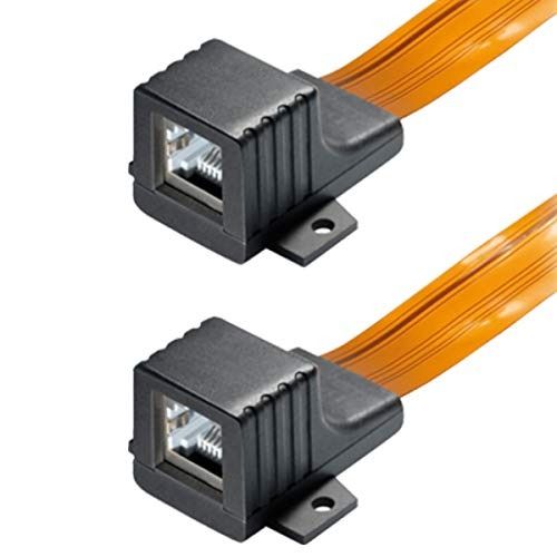RJ45 Ethernet LAN door/window feed-through, extremely flat - RJ45 ...