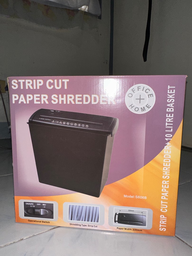 Strip Cut Paper Shredder, Computers & Tech, Printers, Scanners ...