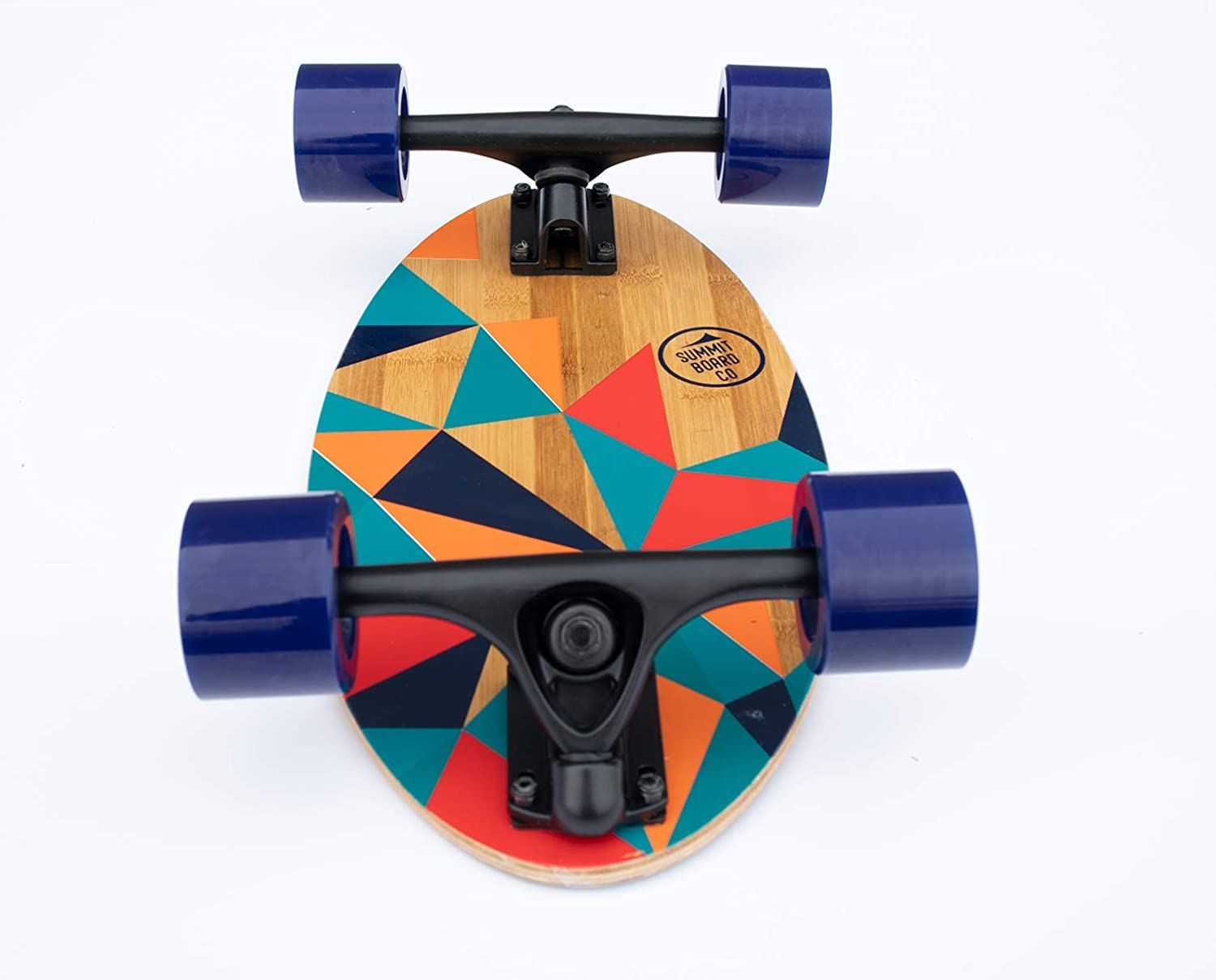 Summit Board Co Short Longboard Skateboard Deck with Precision Bearings ...