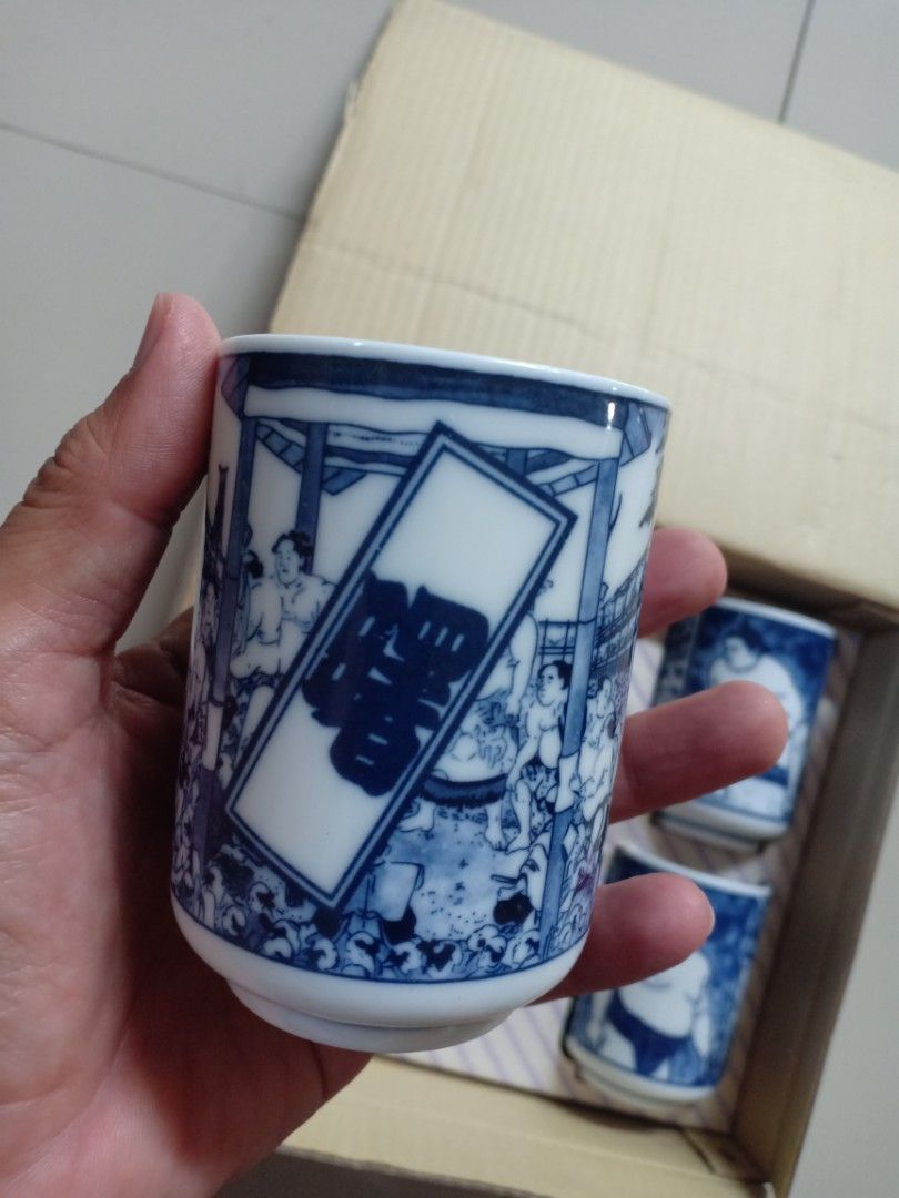 Sumo Tea & Sake Cups on Carousell