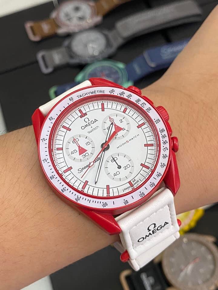 Swatch x Omega Mission to Mars Watch, Women's Fashion, Watches ...
