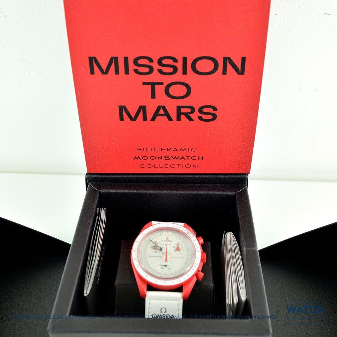 Swatch x Omega Mission to Mars Watch, Women's Fashion, Watches ...
